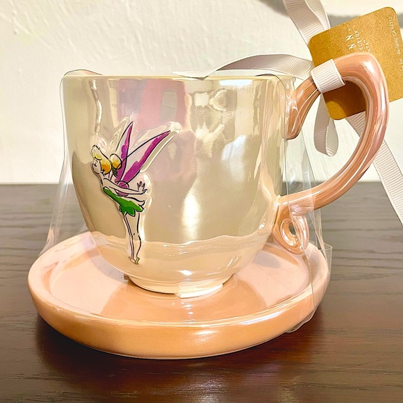 Rae Dunn | Kitchen | Rae Dunn Tinkerbell Pixie Magic Iridescent Tea Cup ...